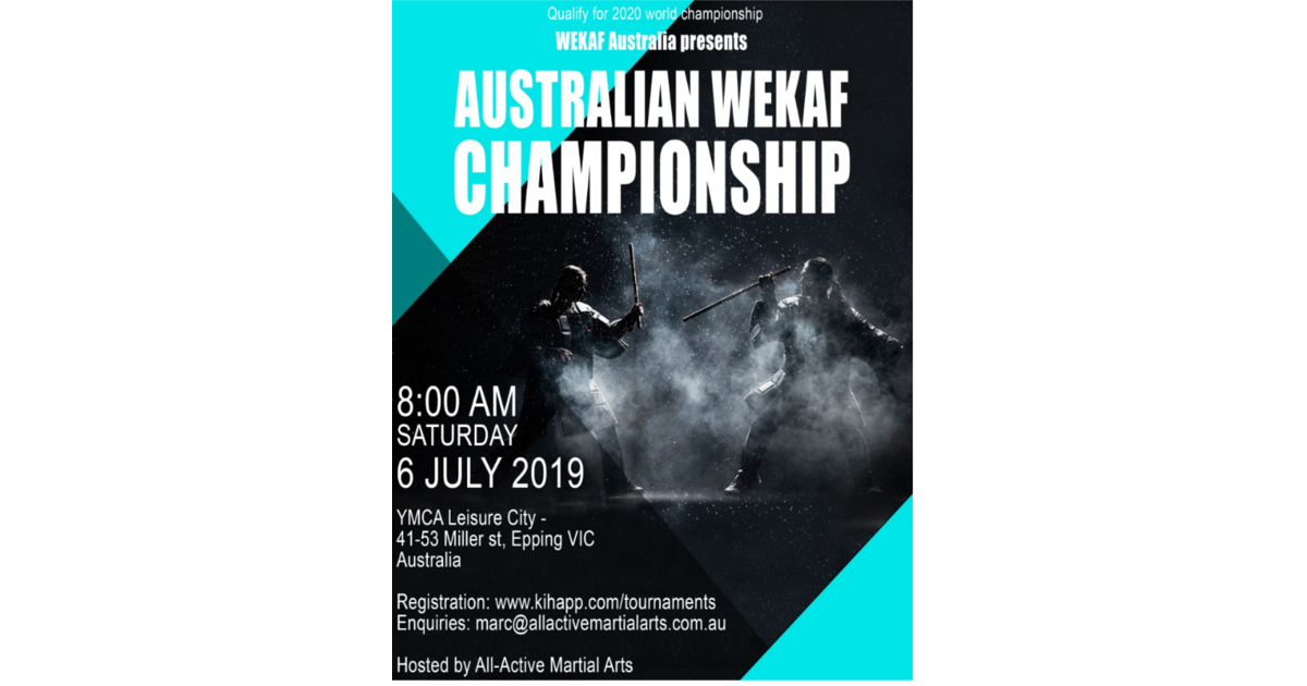 Australian WEKAF Nationals Championships | Filipino Martial Arts | Kihapp