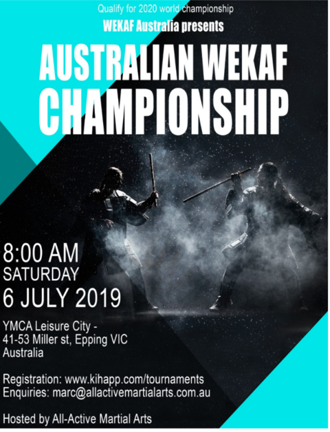 Australian WEKAF Nationals Championships | Filipino Martial Arts | Kihapp
