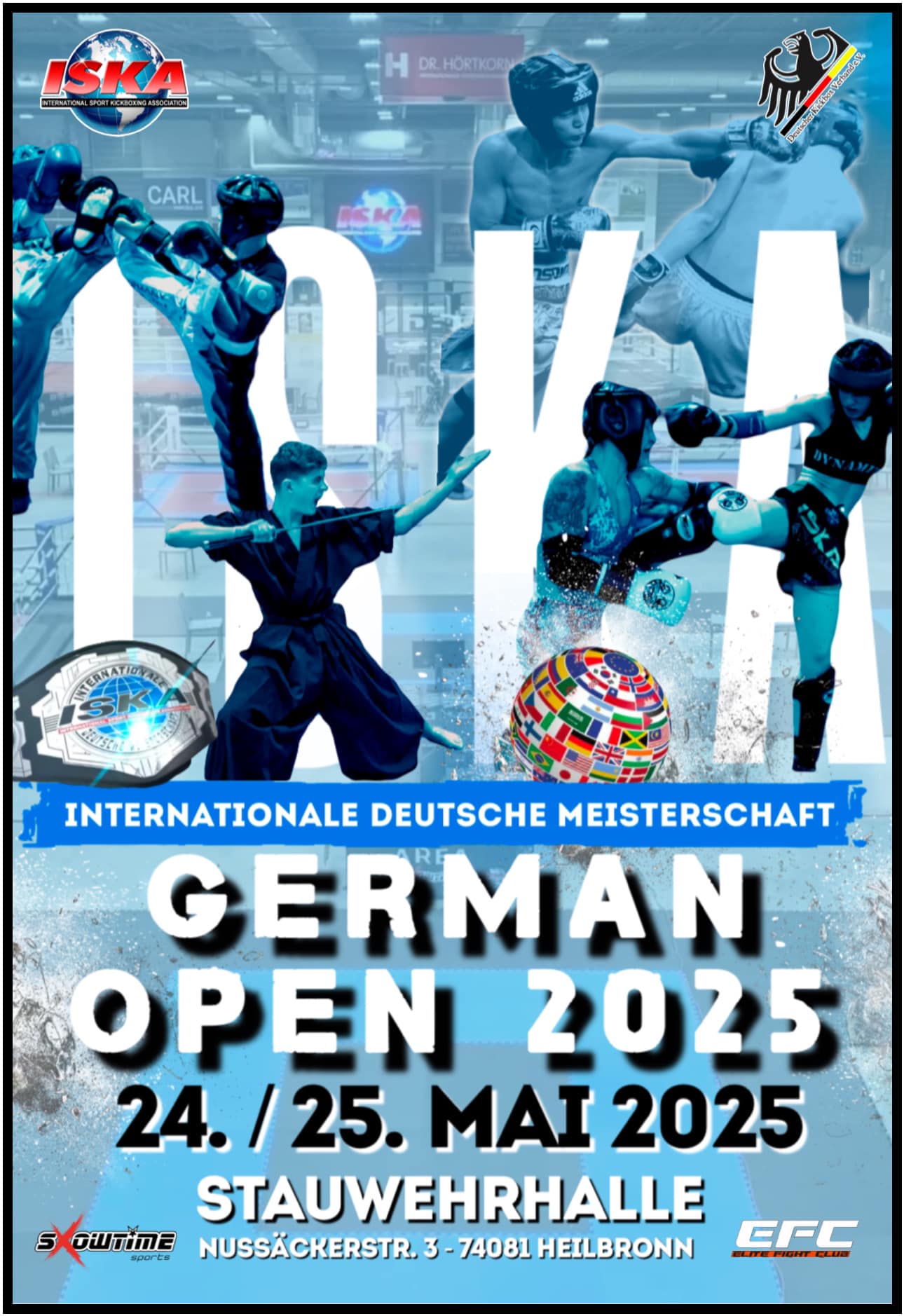 Sport MMA (Saturday) | ISKA German Open 2025 | Kickboxing | Kihapp