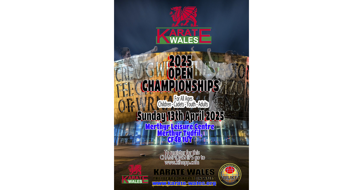 Karate Wales Open Competition 2026 | Kihapp