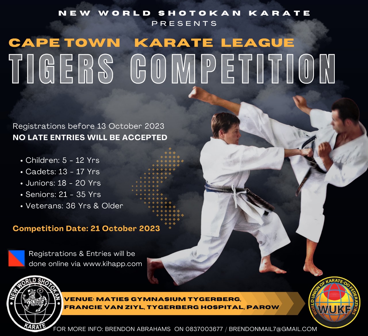 CAPE TOWN TIGERS LEAGUE | Karate | Kihapp