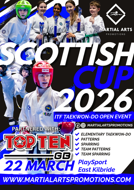 ORGANISERS EVENTS | Scottish Cup 2026 | Taekwon-Do | Kihapp