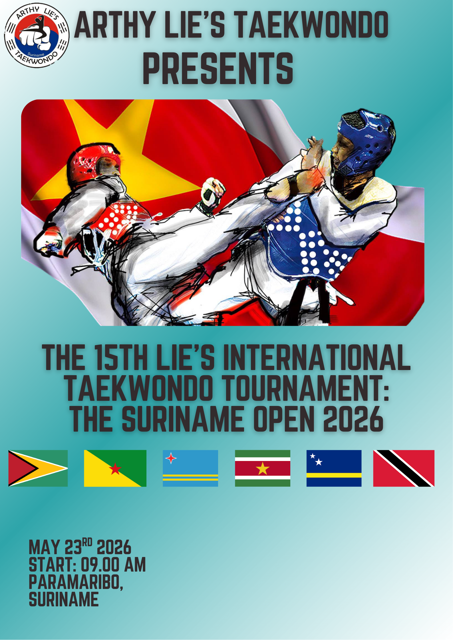 Kyorugi | 15th Lie’s International Taekwondo Tournament: Suriname Open ...